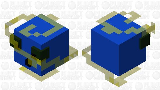 blue object Minecraft Mob Skin