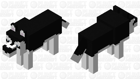 husky Minecraft Mob Skin