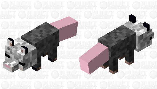 Opossum Minecraft Mob Skin