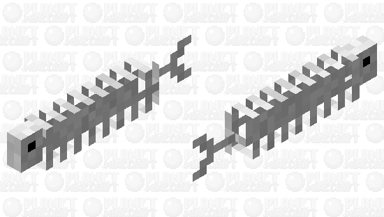 Skeleton salmon Minecraft Mob Skin