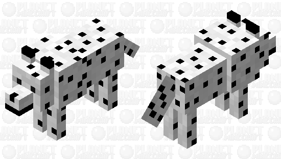 Dalmatian Minecraft Mob Skin