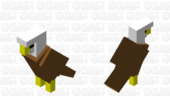 bald eagle Minecraft Mob Skin