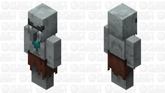 Sea king illager Minecraft Mob Skin