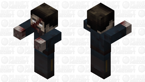 Infected Officer Minecraft Mob Skin
