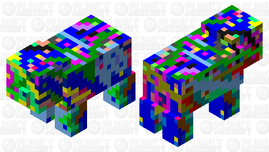painted pig Minecraft Mob Skin