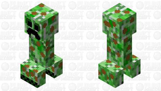 Sad Pickle creeper Minecraft Mob Skin