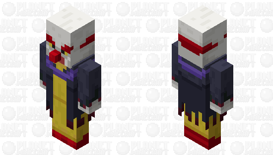 Ragetty the Clown Minecraft Mob Skin
