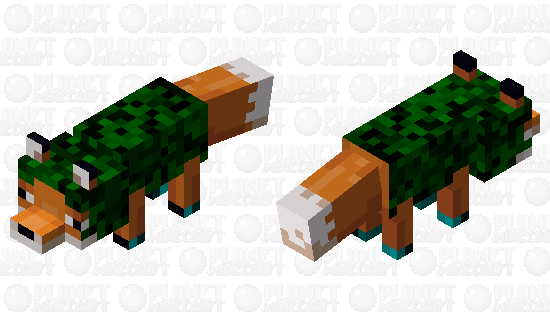 Stylish Fox(BEDROCK) Minecraft Mob Skin