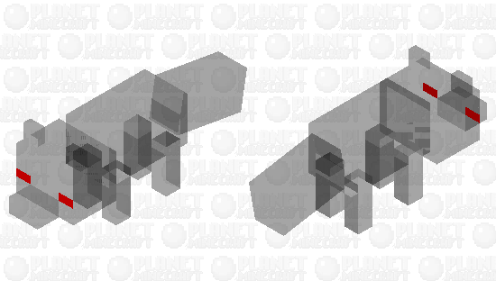 Evil Ghost Fox Minecraft Mob Skin