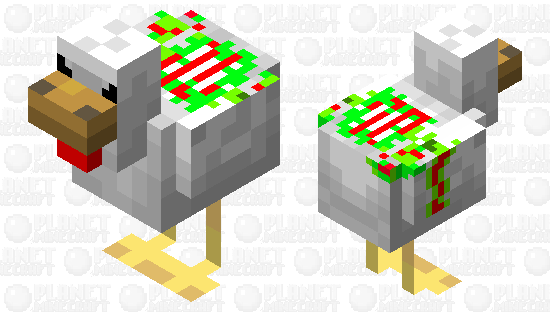 Zombie chicken Minecraft Mob Skin