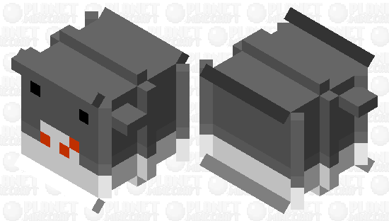 Puffer Fish Eating Carrot (LARGE) Minecraft Mob Skin