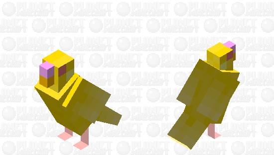 Yellow Parakeet Minecraft Mob Skin
