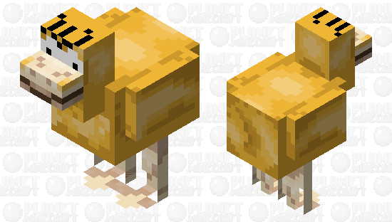 Psyduck Pokemon Go Minecraft Mob Skin