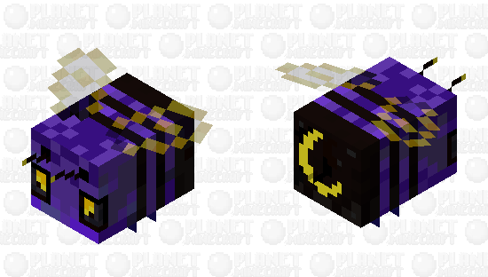 Moonlight Bee Minecraft Mob Skin