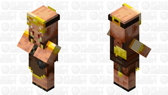 Yoler_Toons' Armorer Piglin (Villager), But better Minecraft Mob Skin