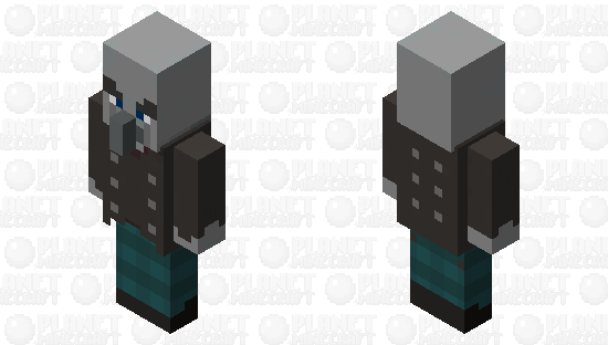Textureless/plain vindicator Minecraft Mob Skin