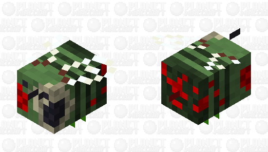 Zombie Bee Minecraft Mob Skin