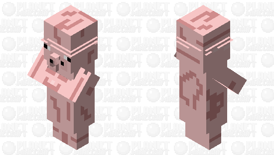 Pig villager for pig golem Minecraft Mob Skin