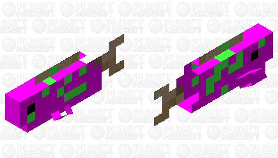 poof fish Minecraft Mob Skin