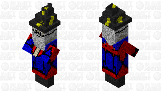 Wizard Man Minecraft Mob Skin