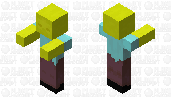 spongebie square head Minecraft Mob Skin