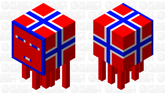Norwegian Ghast Minecraft Mob Skin