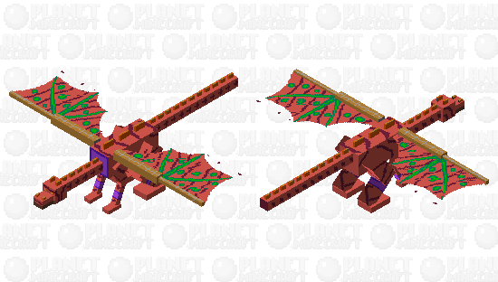 Yharon The Jungle Dragon Minecraft Mob Skin
