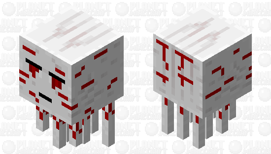 Blood Ghast Minecraft Mob Skin