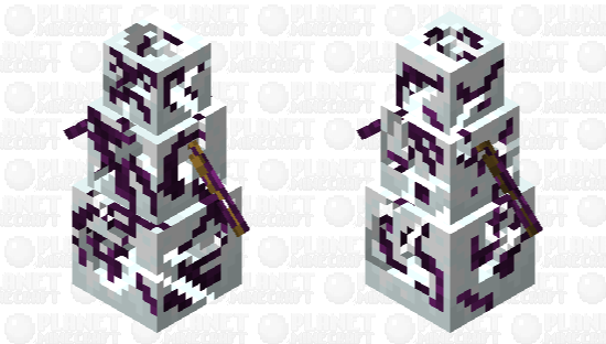 corrupt ender snowman Minecraft Mob Skin