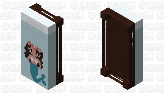 Mermaid bed spread Minecraft Mob Skin