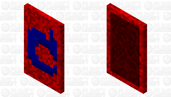 cape blue and red Minecraft Mob Skin