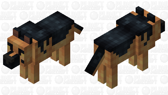 Minecraft German Shepherd
