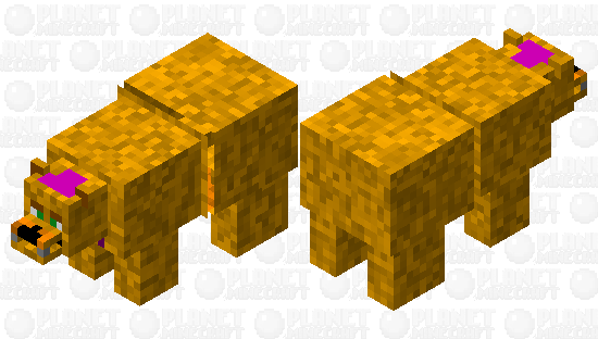 Fred-Bear Minecraft Mob Skin