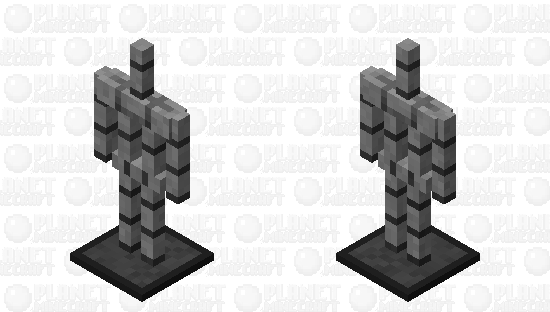 Gray Armor Stand (Retexture) Minecraft Mob Skin
