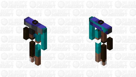 messed up steve armour stand Minecraft Mob Skin