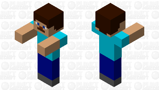 Remastered Steve Minecraft Mob Skin