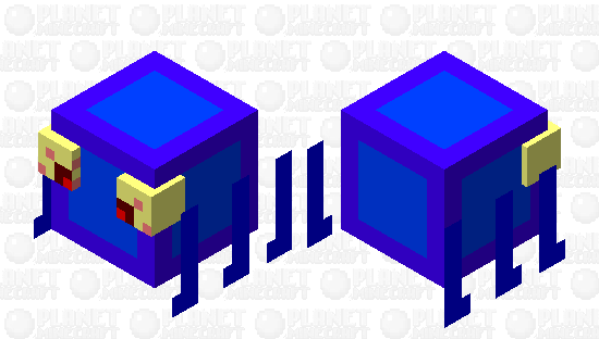 the scary blue spider thing from super mario sunshine Minecraft Mob Skin