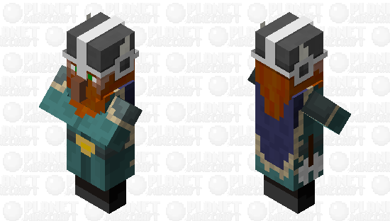 Viking Chieftain (Villager profession variant) Minecraft Mob Skin