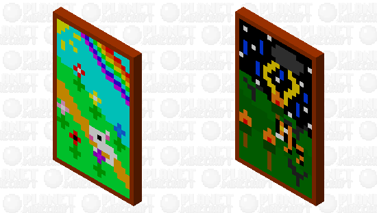 Nature isn't always sunshine and rainbows... Minecraft Mob Skin