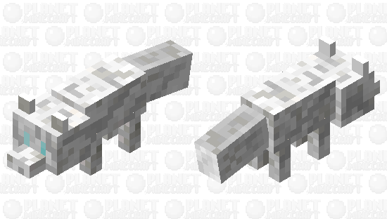 fox/wolf mix Minecraft Mob Skin