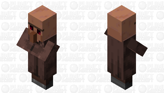 Look at that villager's head Minecraft Mob Skin