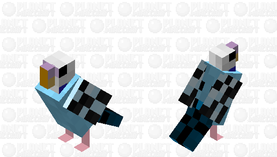 .:Request:. Blue Parakeet Minecraft Mob Skin