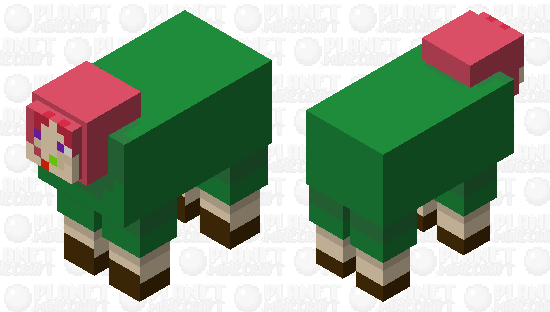 cursed Kakyoin sheep Minecraft Mob Skin
