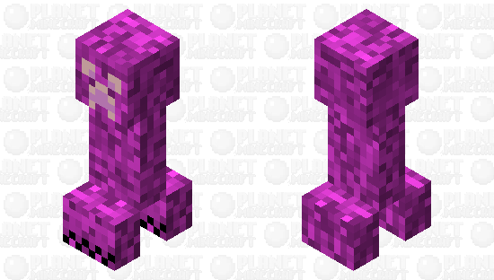 Pink Creeper Minecraft Mob Skin