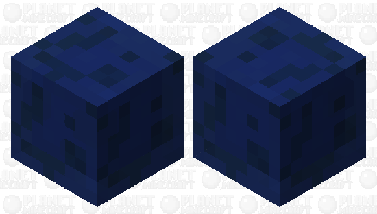 Slime Azul Escuro Minecraft Mob Skin