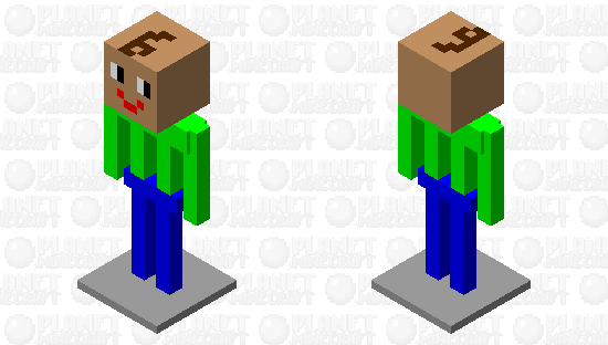 baldi basics Minecraft Mob Skin