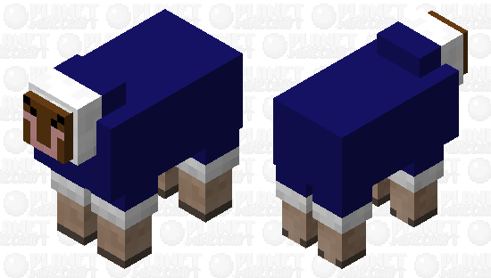 EVIL sheep in cloak Minecraft Mob Skin