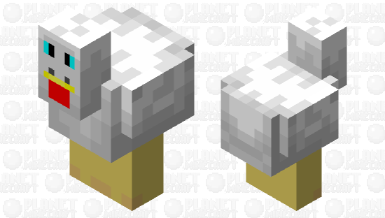 Totally Normal Chicken Minecraft Mob Skin