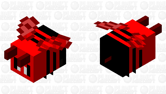 Hell Bee Minecraft Mob Skin