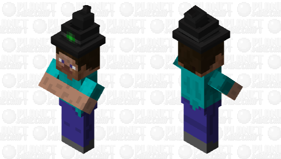 Oh noes's Steve is wearing a hat where DOOM! Minecraft Mob Skin